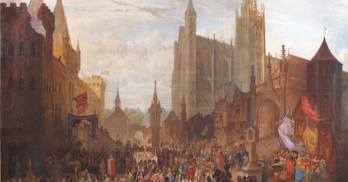 Auguste Migette, Le Grauly, procession de la Saint-Marc, 1846