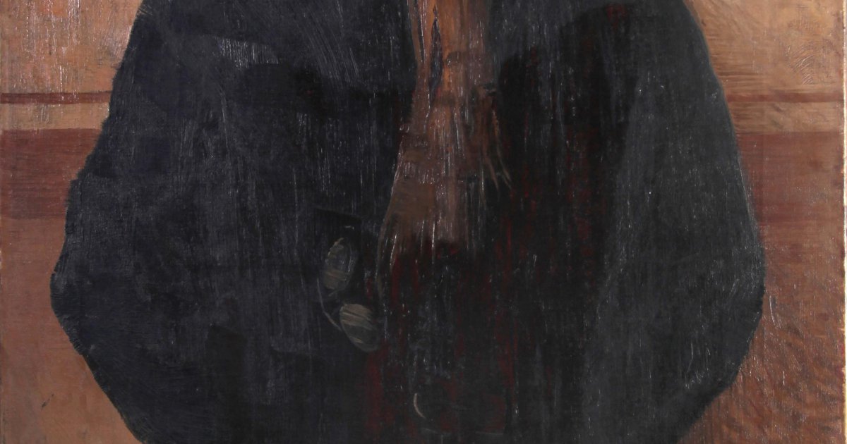 Edmond AMAN-JEAN, Portrait de Paul Verlaine, 1891-1892