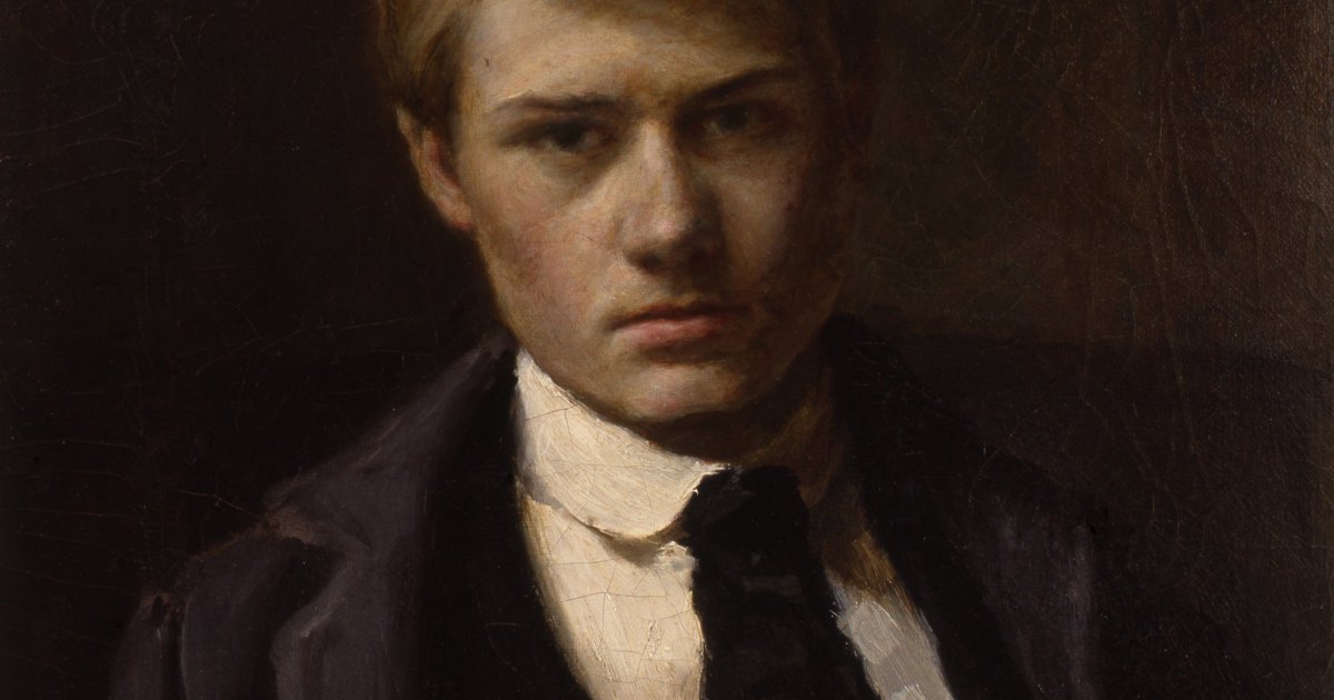 Émile Friant, Autoportrait à l'age de 15 ans, 1878