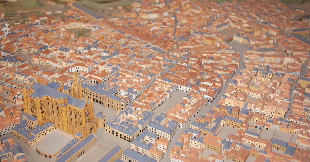 Plan relief de la ville de metz - Accueil - musée de la cour d'or - metz